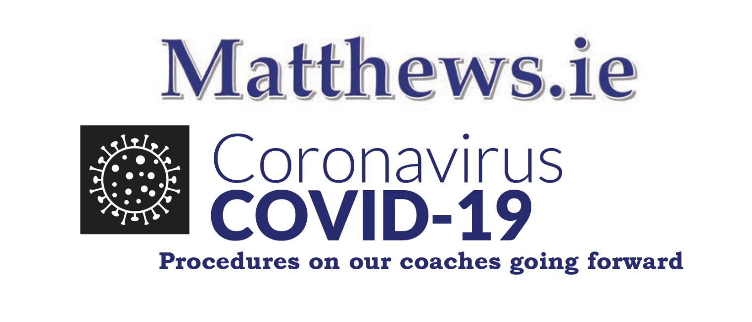 COVID-19 procedures on our coaches - Matthews Coach Hire